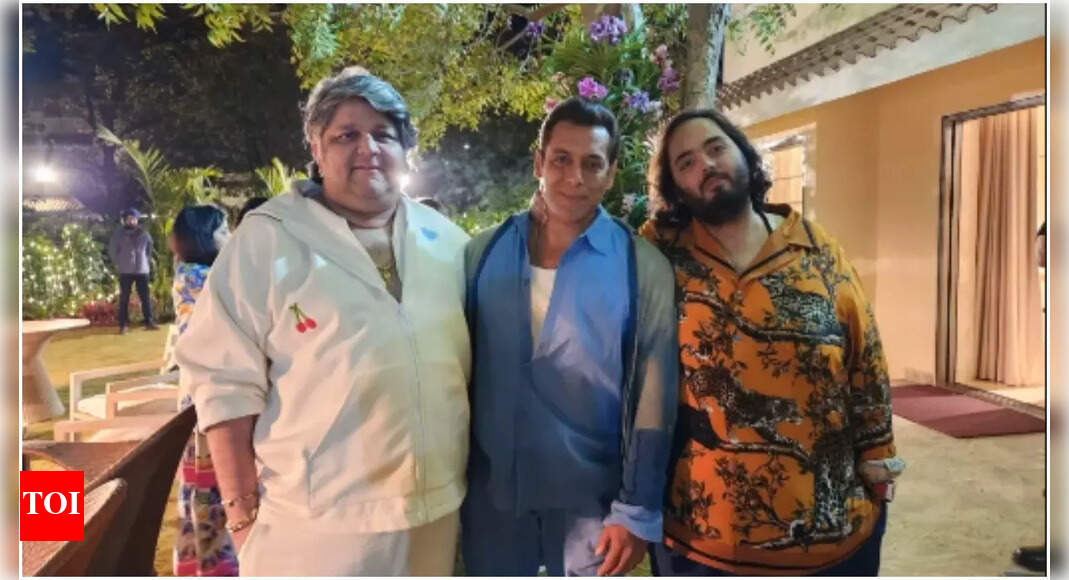 Unseen picture: Salman Khan joins Anant Ambani and Bharat J. Mehra in a ...