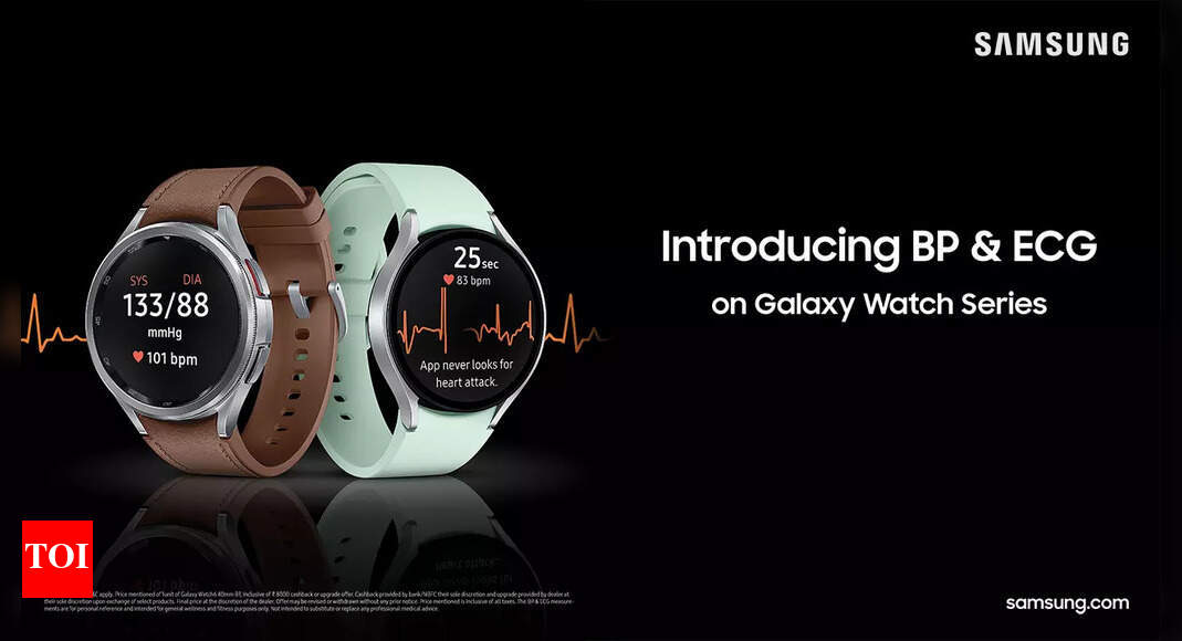 Enter the new era of health monitoring with Samsung's new BP & ECG ...