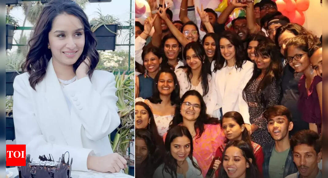 Shraddha Kapoor celebrates her 37th birthday with most loyal fans from ...