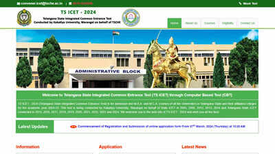 TSICET 2024 registration for MBA, MCA begins at icet.tsche.ac.in; Check ...
