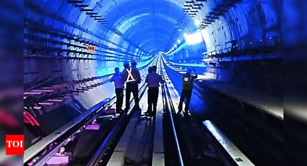 Underwater Rail Track: E-W Metro’s Under-River Line: Zero Tolerance ...