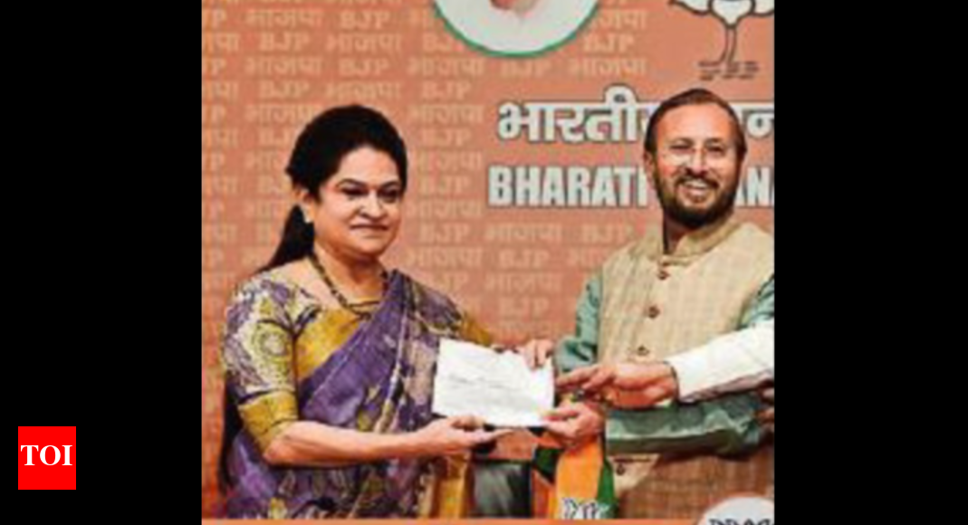 Daughter of former Kerala CM & Cong leader Padmaja Venugopal joins BJP ...