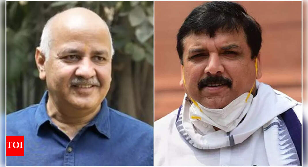 Excise scam: Delhi court extends judicial custody of AAP leaders Manish Sisodia, Sanjay Singh ...