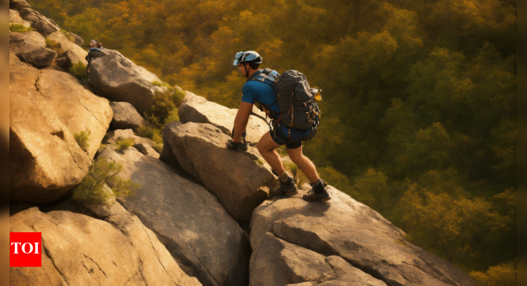 Rock climber injured after falling from 30 feets | Thane News - Times ...