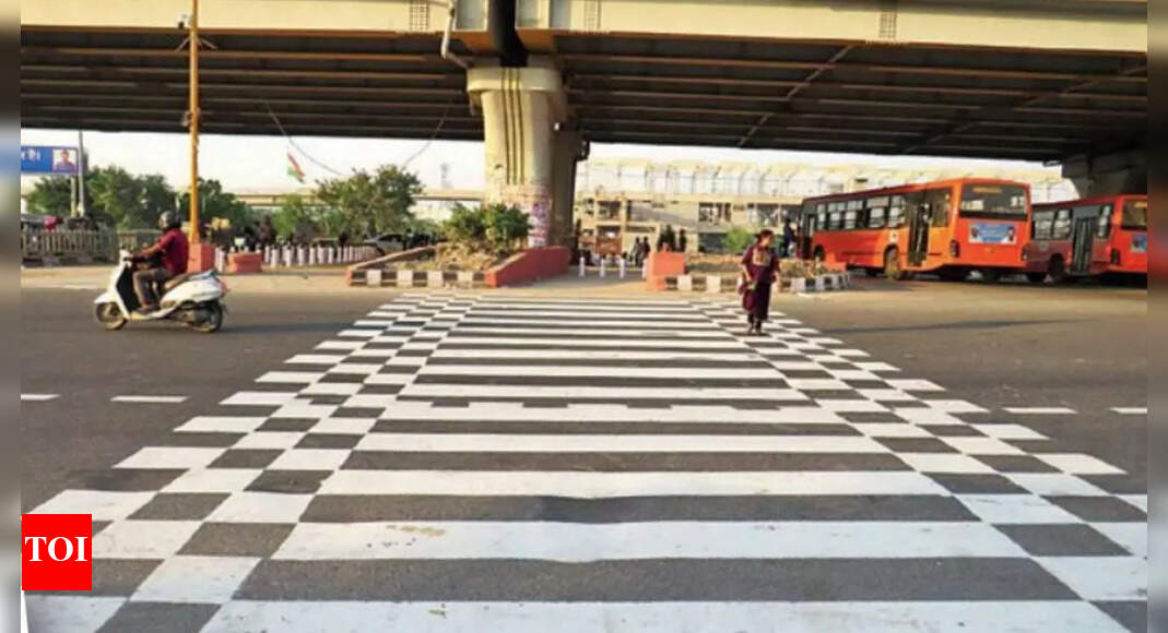 Design Change: Design Change: Delhi Govt's Plan to Make 5 Crossings Safer | Delhi News - Times ...