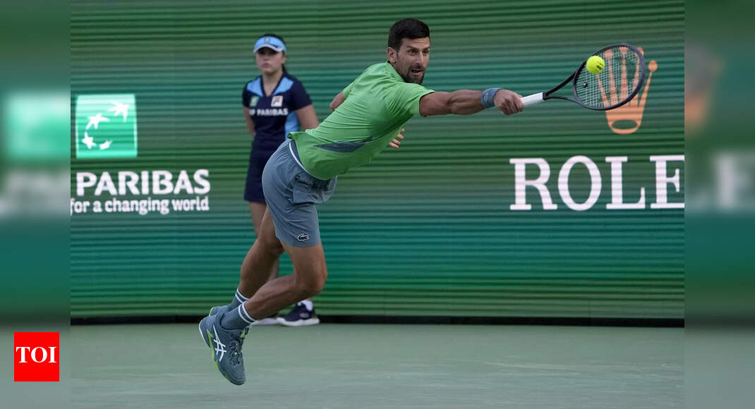 Novak Djokovic makes winning comeback at Indian Wells Masters | Tennis News - Times of India