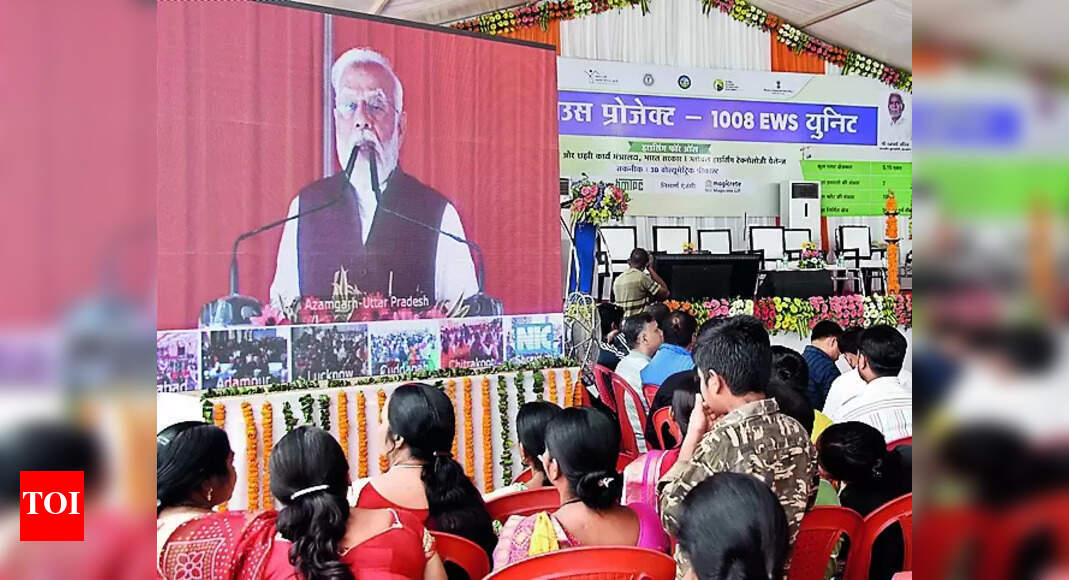 PM Modi: PM Modi launches light house project in city | Ranchi News ...