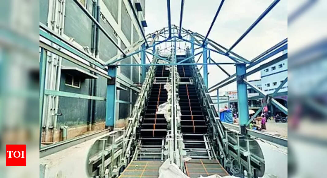 Escalator Installation: Escalator Installation Begins at Salem Old Bus ...