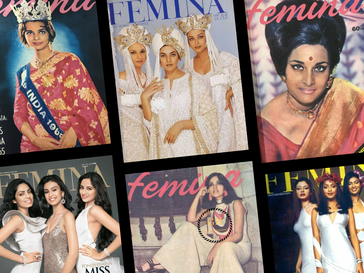 Unseen pictures of beauty queens featured on Femina magazine!