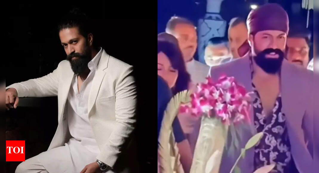 Is Yash hiding his 'Toxic' hairstyle from fans during recent ...