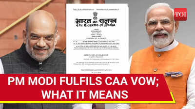 TOI Explains CAA Notification: What changes now that Citizenship ...