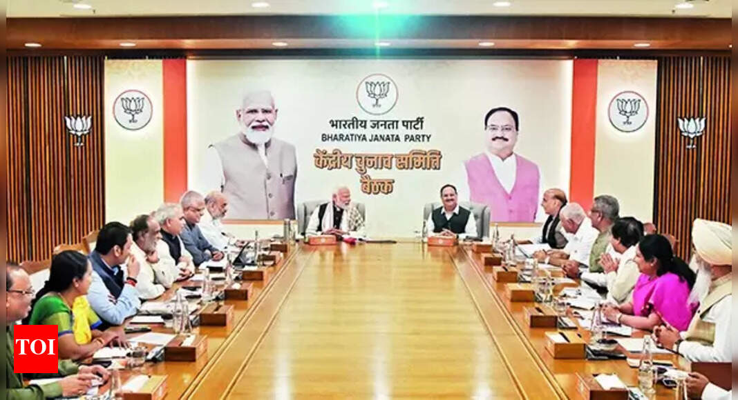 BJP's 2nd list of Lok Sabha tickets likely today | India News - Times ...