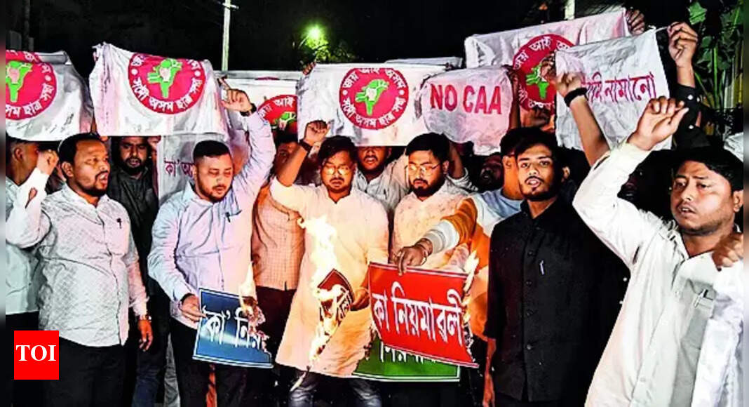 Assam: Security tightened in Assam after protests over CAA rules ...