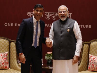 PM Modi, Sunak reaffirm FTA commitment | India News - Times of India