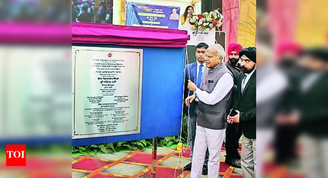 Freight Corridor: PM launches 401km freight corridor from Sahnewal ...