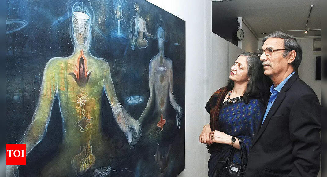 A unique cosmic dance on canvas | Events Movie News - Times of India