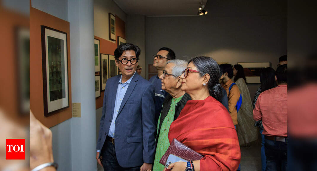 Veteran artist Ganesh Haloi's six-decade artistic journey showcased at ...