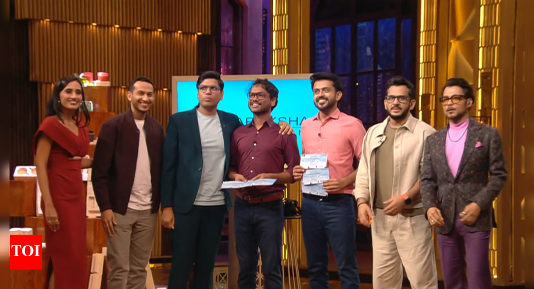 Shark Tank India 3: Pitchers Anand and Arpit get an interesting all-sharks deal for Rs 1250 ...