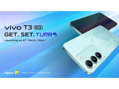 Vivo T3 smartphone with triple rear camera to launch in India on March ...