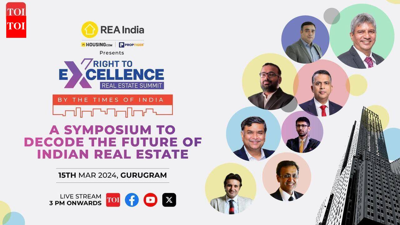 WATCH LIVE: Right To Excellence Real Estate Summit 2024 | Real estate ...