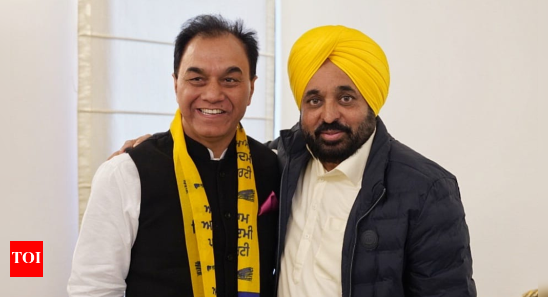 Raj Kumar Chabbewal quits Congress, joins AAP | India News - Times of India