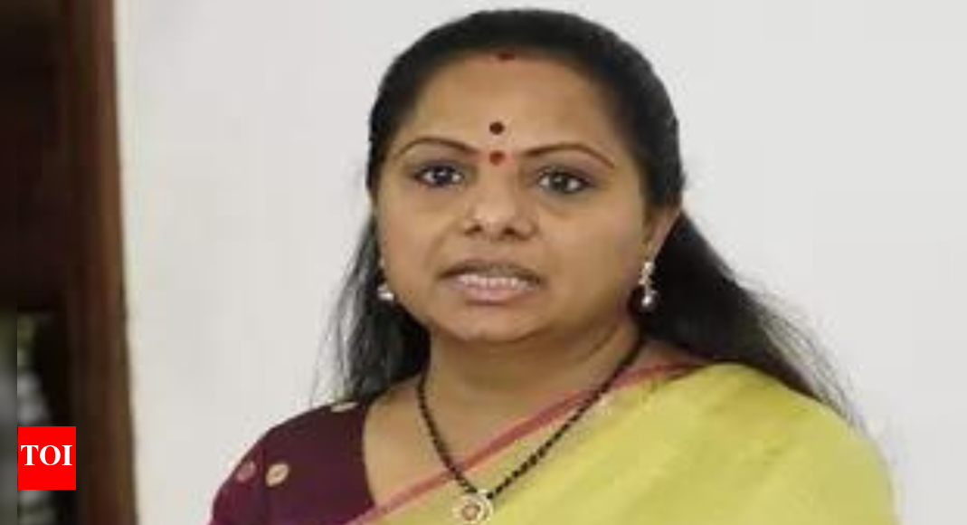 Delhi liquor scam: ED raids BRS leader K Kavitha's house | India News - Times of India