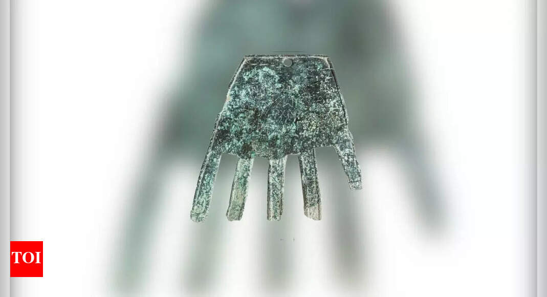 Archaeologists discover 2,000-year-old hand inscribed with mysterious ...