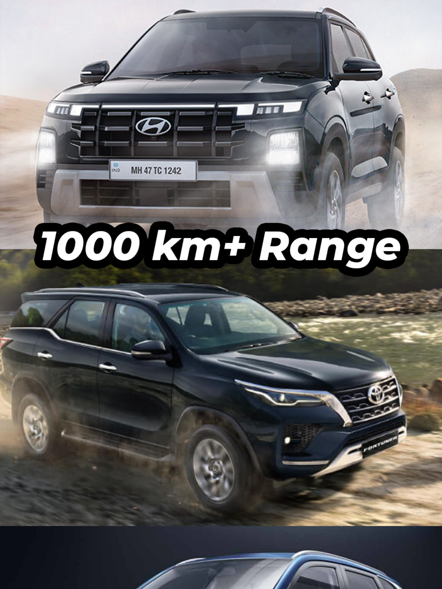 5 Best SUVs With 1000 Km + Range, Maruti Suzuki Grand Vitara, Tata Nexon, Hyundai Creta, Kia ...