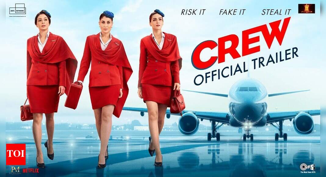 Crew Movie Review: A funny, frivolous, and delectable crime comedy