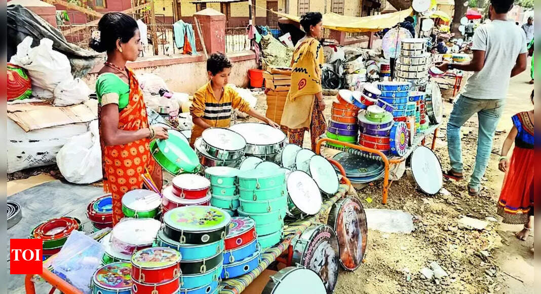 Holi Festival Hubballi: Fibre Drums Sales Surge for Holi Festival in ...