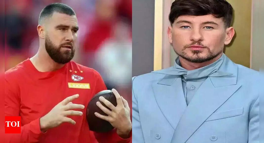 Travis Kelce and Barry Keoghan unite at Justin Timberlake concert ...