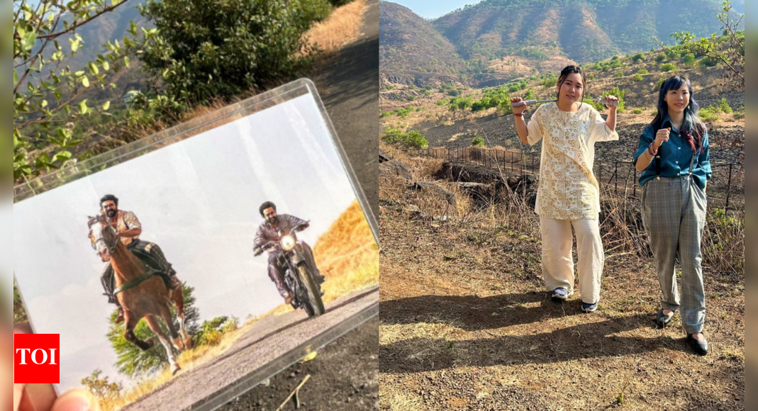 Fans recreate 'RRR' scenes featuring Ram Charan and Jr. NTR; videos go ...