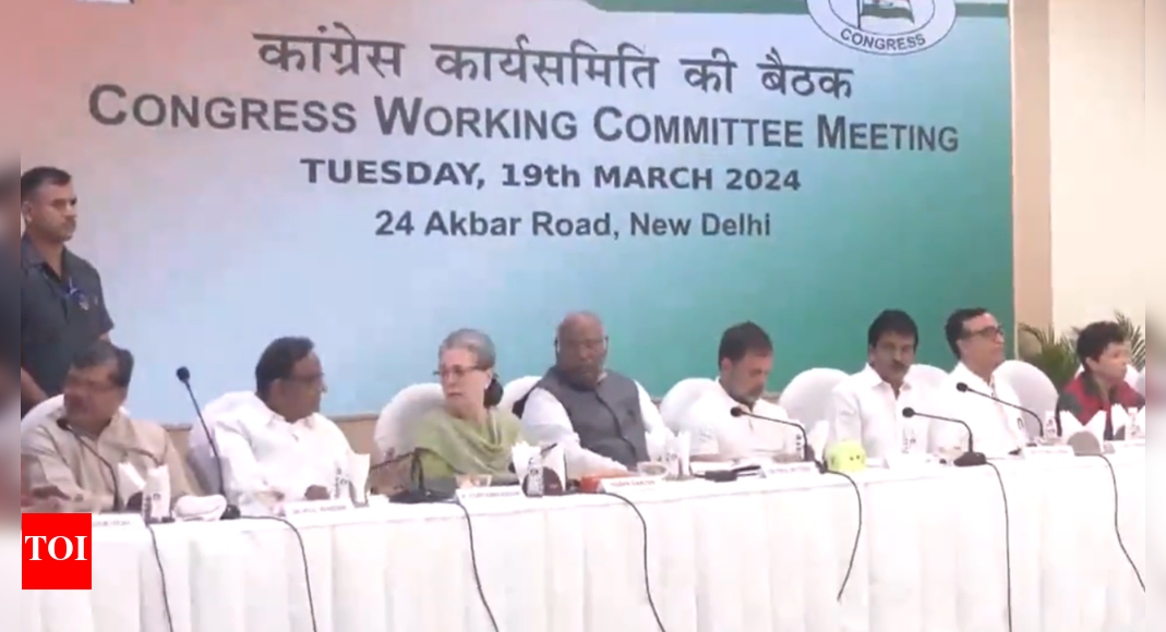 CWC discusses LS polls manifesto; Congress says it is 'Nyay Patra' as ...