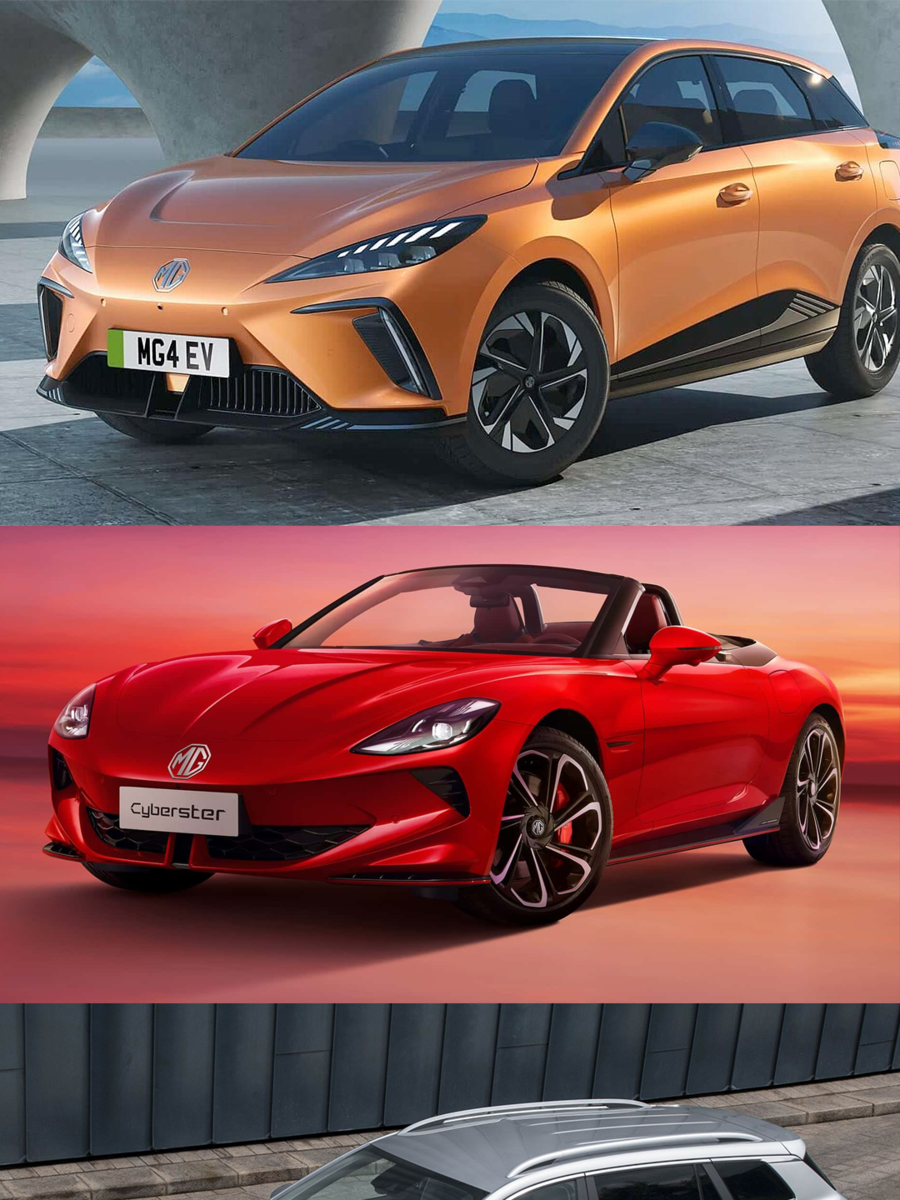 MG Motor India Previews 3 World Class Electric Cars, MG4, MG5, MG ...