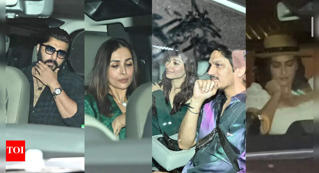 Vijay Varma, Tamannaah Bhatia, Arjun Kapoor, Malaika Arora, Sonam Kapoor and more: Celebs attend ...