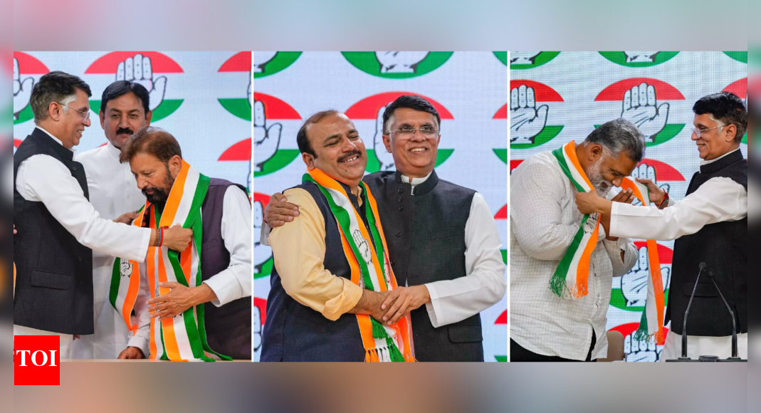 Raft of inductions for Congress: An MP, an MLA, and a party | India ...