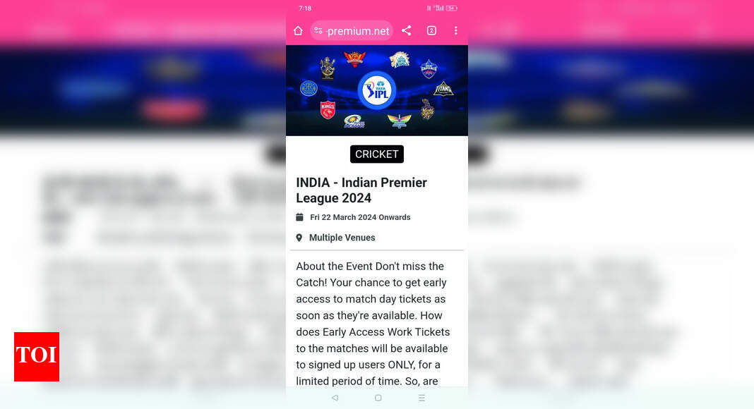 IPL Tickets: Fans Stumped By Fake Ipl Tickets | Chennai News - Times of ...