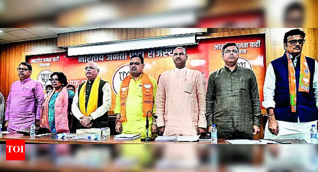 BJP Election In-Charge: Bjp’s Poll In-charge Discusses Strategy With ...