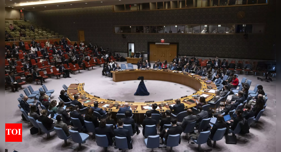 Russia, China veto US-led UN resolution on Gaza ceasefire - Times of India