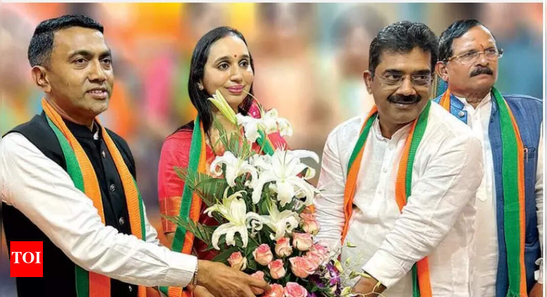 Pallavi Dempo is BJP’s pick for S Goa, its 1st woman candidate | Goa News - Times of India