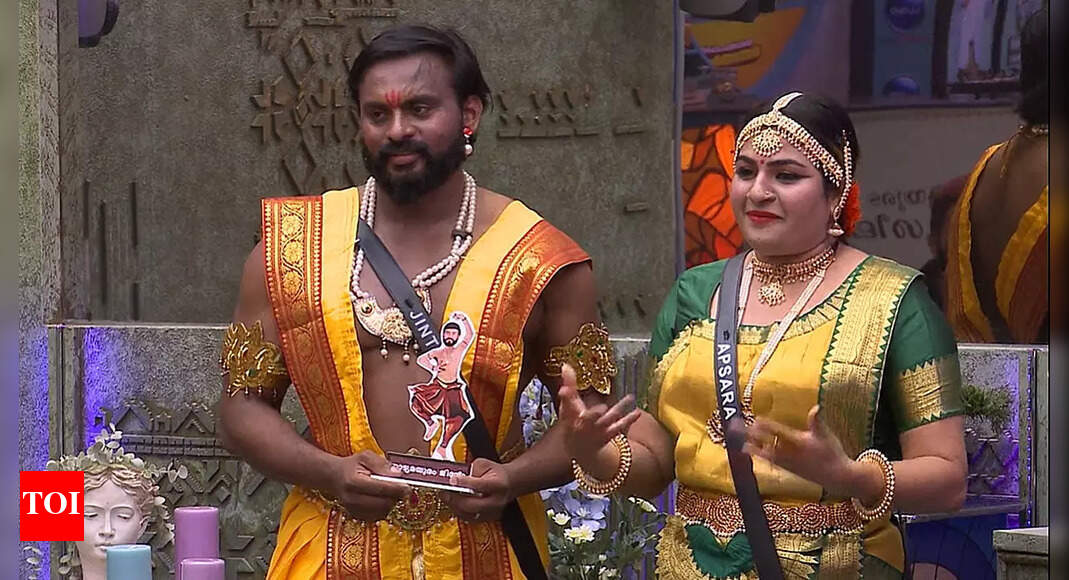Bigg Boss Malayalam 6: Jinto and Apsara steal the show with their dance ...