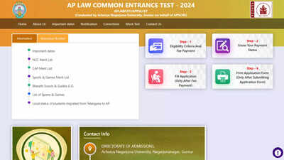 AP LAWCET 2024 registration begins: Apply now at cets.apsche.ap.gov.in | - Times of India