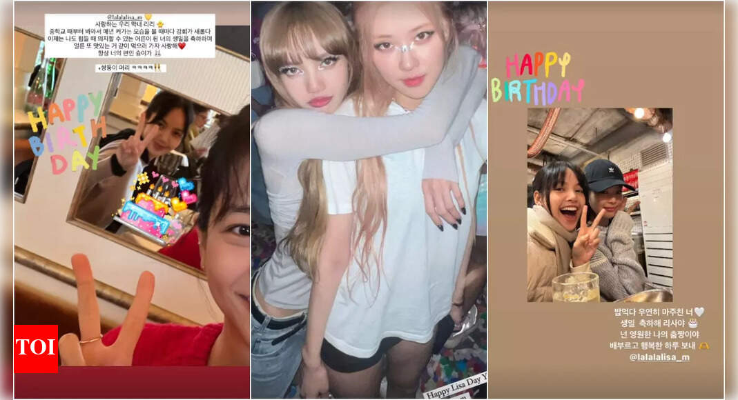 BLACKPINK's Lisa turns 27: Jisoo, Jennie, and Rose shower the birthday girl with love | K-pop ...
