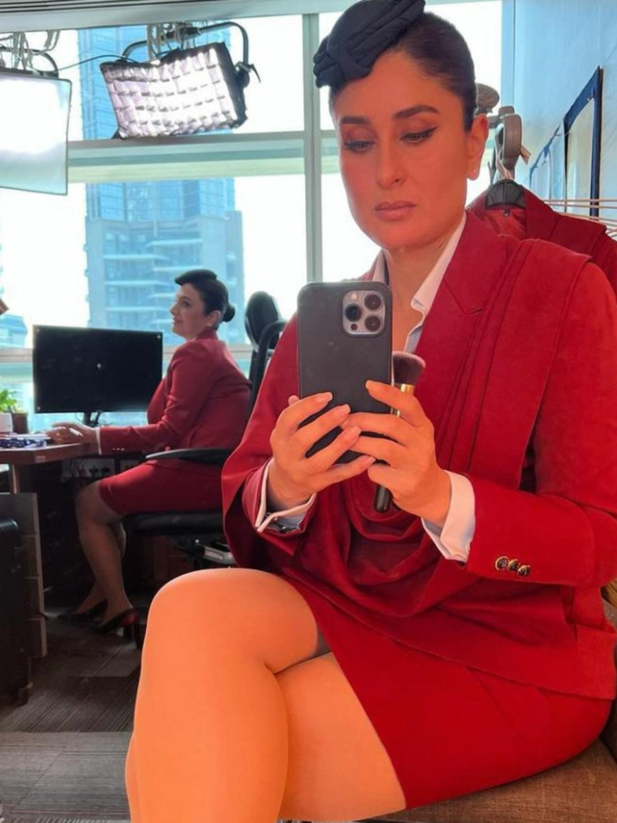 Kareena Kapoor Khan Takes Us Inside Her Cabin With Crew, Posts Stunning ...