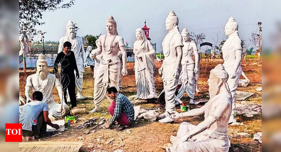 Lord Ram: Idols Of Lord Ram, Goddess Sita, Laxman & Nishad Raj To ...