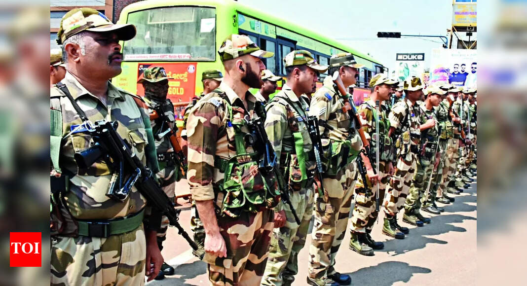 Holi: Holi: Police Step Up Security In Twin Cities | Hubballi News ...