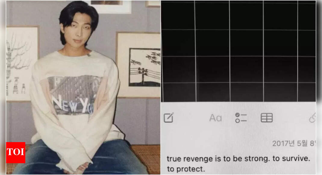 BTS' RM sparks discussion with thought-provoking social media post on ...