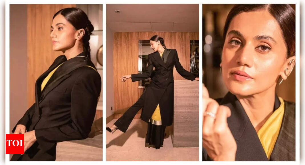 Amid wedding buzz, Taapsee Pannu drops stunning pictures in a fusion ...