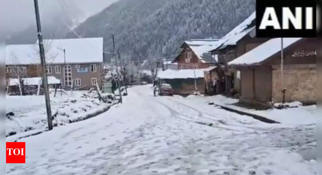 Fresh snowfall in parts of Kashmir; IMD predicts light rain on Sunday ...