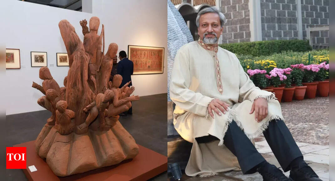 Neeraj Gupta's 'Divine Victory': A timeless sculpture of Ram and Sita ...